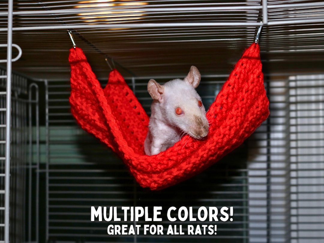 Rat Hammock for Rat Cage Accessory for Fancy Rat Toys for Cage Hammock ...