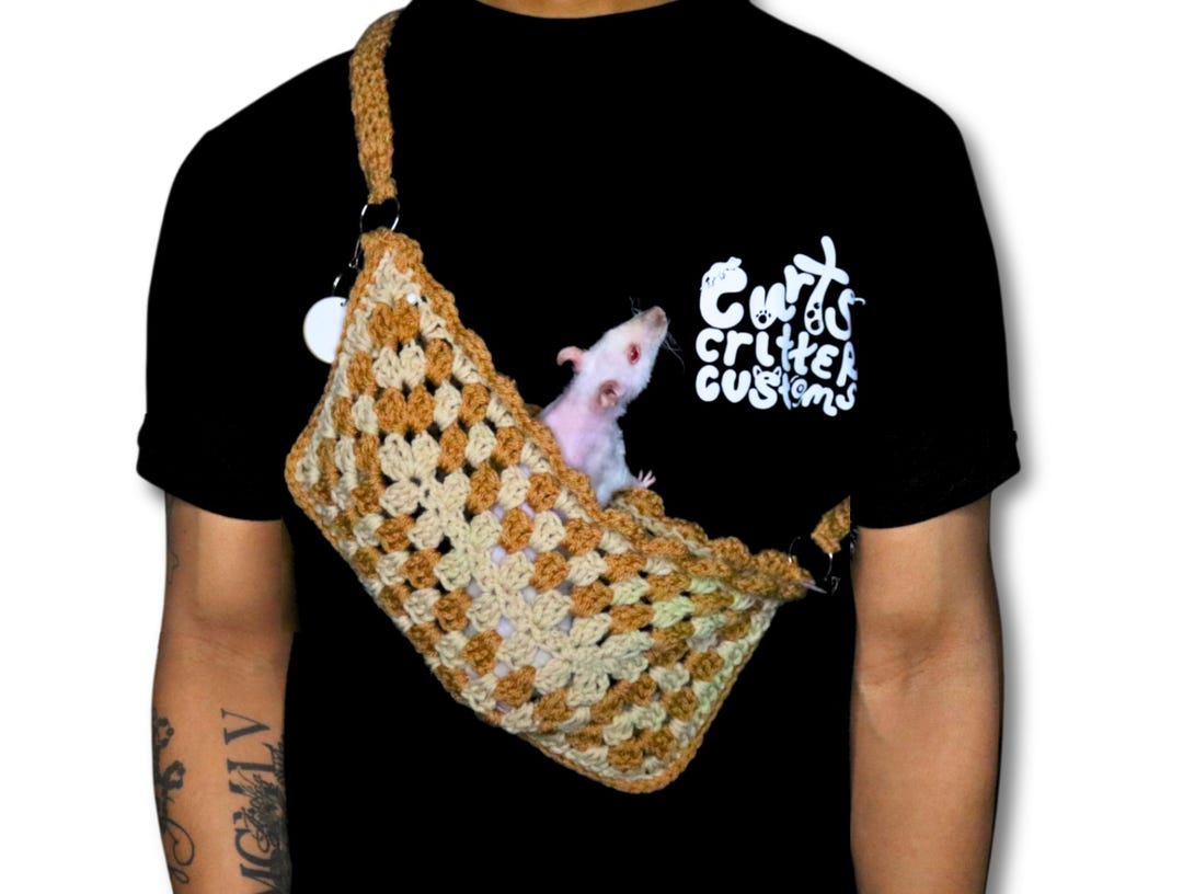 Rat Carrier for Small Pet Travel Carrier for Rat Pouch for Pet Travel ...