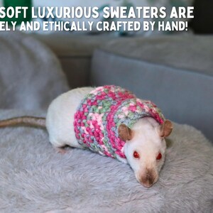 Rat Sweater for Rat Crochet Sweater for Small Pet Sweater for Fancy Rat ...
