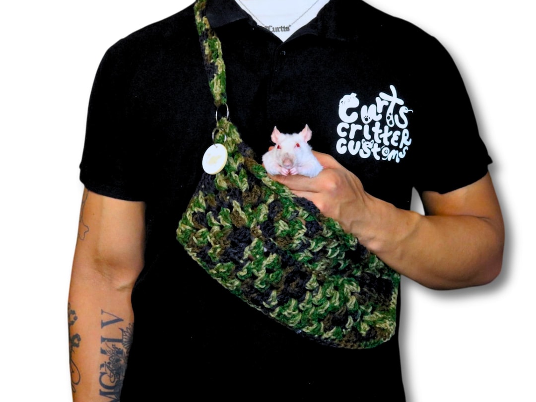Rat Carrier for Small Pet Travel Carrier for Rat Camouflage Pet Carrier ...