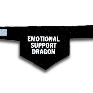 Emotional Support Dragon Bandana for Bearded Dragons Custom ...