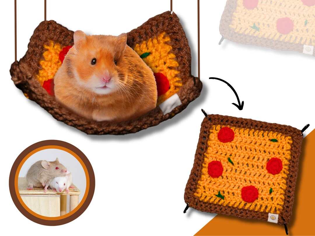 Mouse Pizza Hammock Toys for Pet Hammock for Mouse Hanging Toys for Pet ...