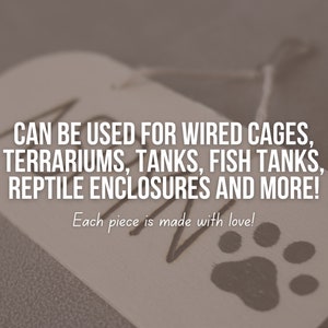 Custom Pet Cage Name Plaque Engraved Wooden Cage Name Tag for Pet Name ...