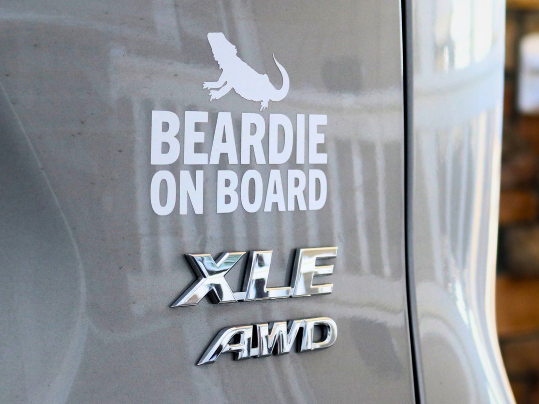 Bearded Dragon Car Decal for Bearded Dragon Owner Gift for Pet Lover ...