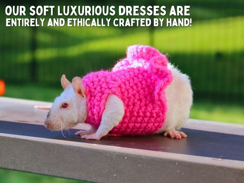 Rat Dress for Rat Crochet Dress for Pet Rat Sweater for Fancy Rat ...