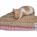 Mouse Hanging Hammock for Small Animals Cage Hammock for Multiple Mice ...