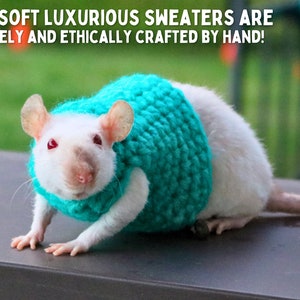 Rat Sweater for Rat Crochet Sweater for Small Pet Sweater for Fancy Rat ...