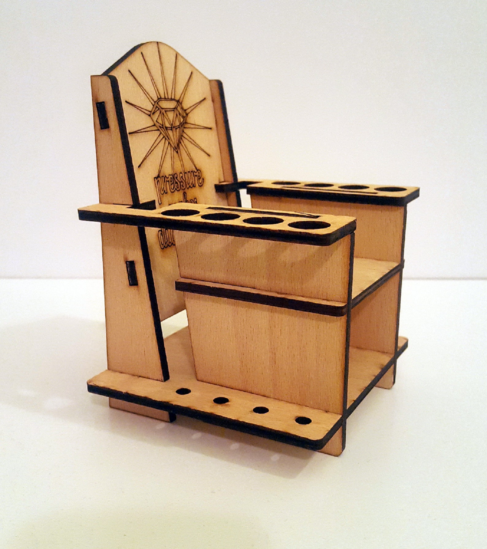 Laser-cut Throne Phone Stand and Desk Organizer Digital Design File - Etsy