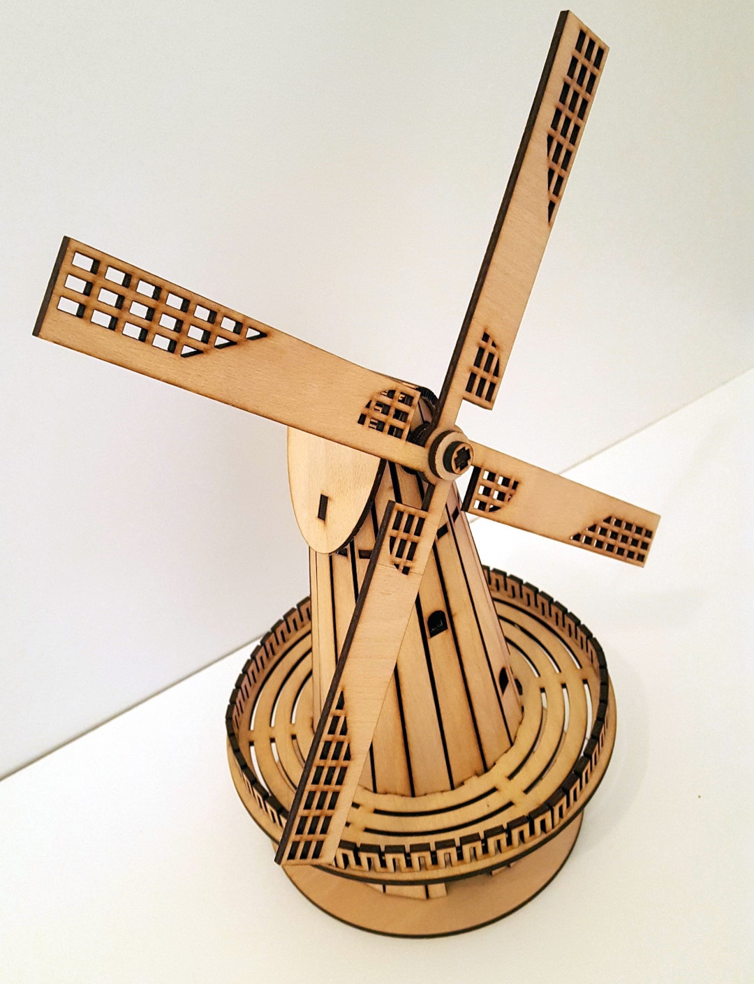 Layout Vector Patterns for Laser Cut Windmill - Etsy
