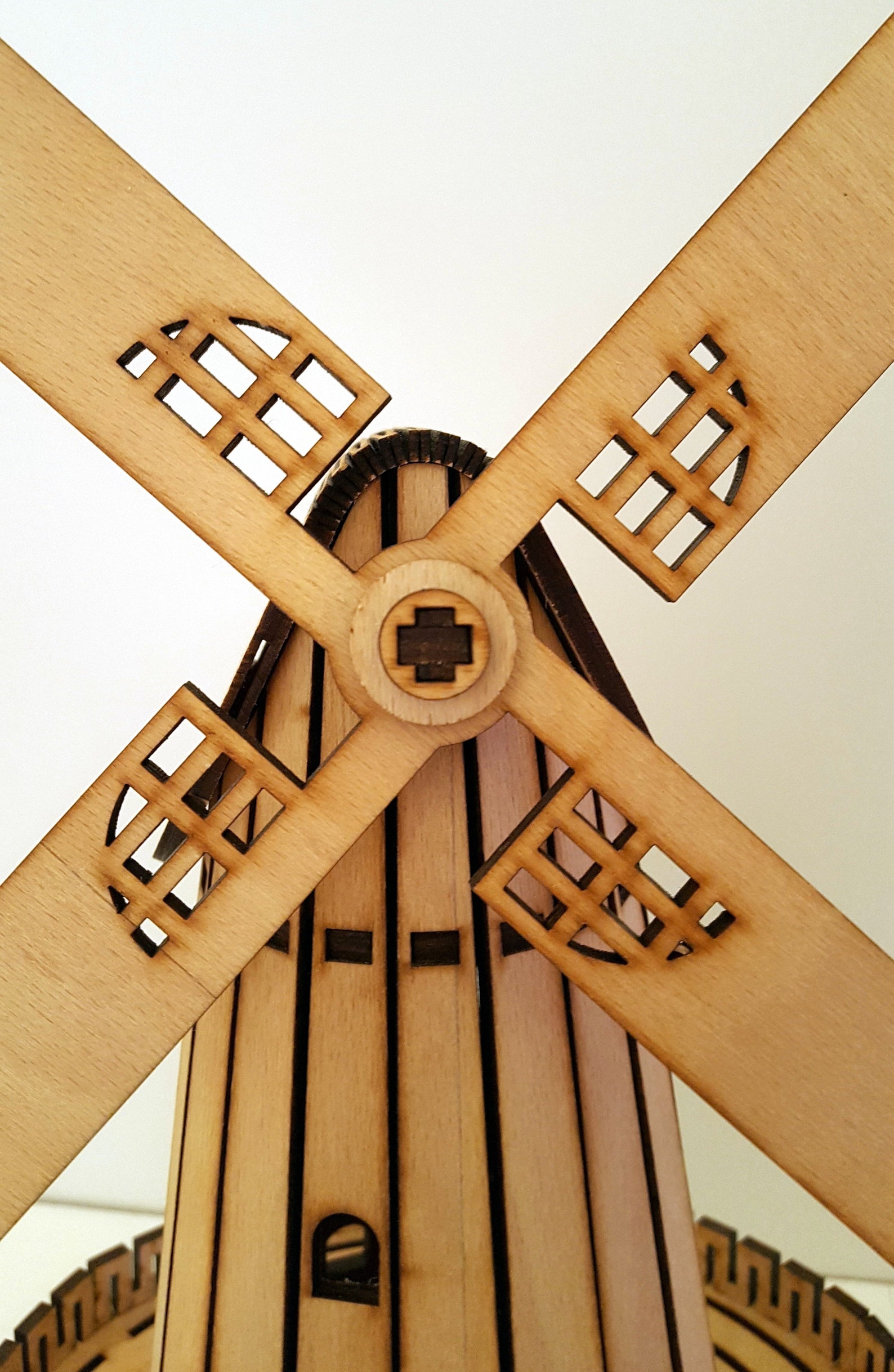 Dutch Windmill SVG Laser Cut File – Decorative Model for 4mm Plywood ...