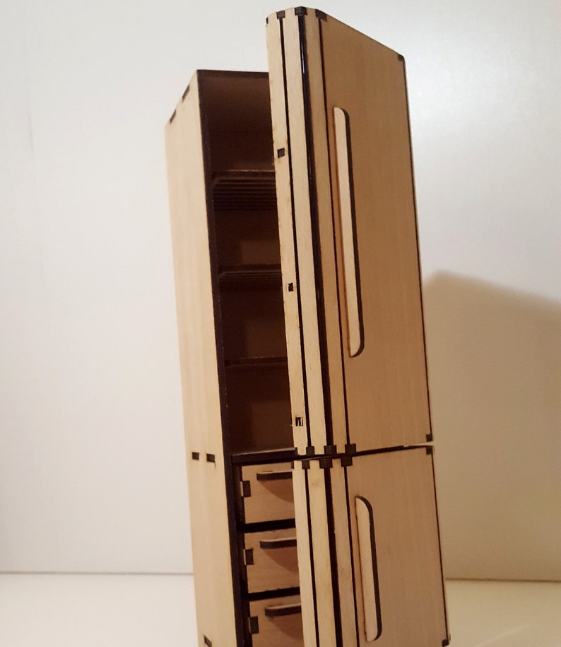 Vector Model for Laser Cutting Machine, Refrigerator/freezer for 1/6 ...