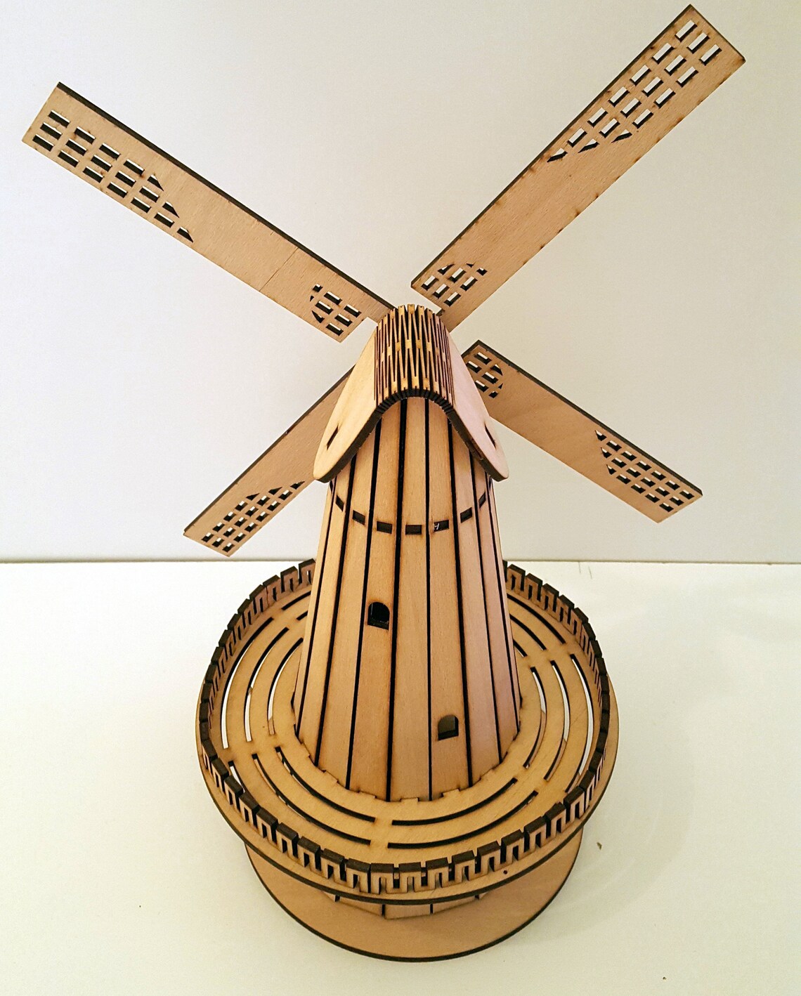 Layout Vector Patterns for Laser Cut Windmill - Etsy