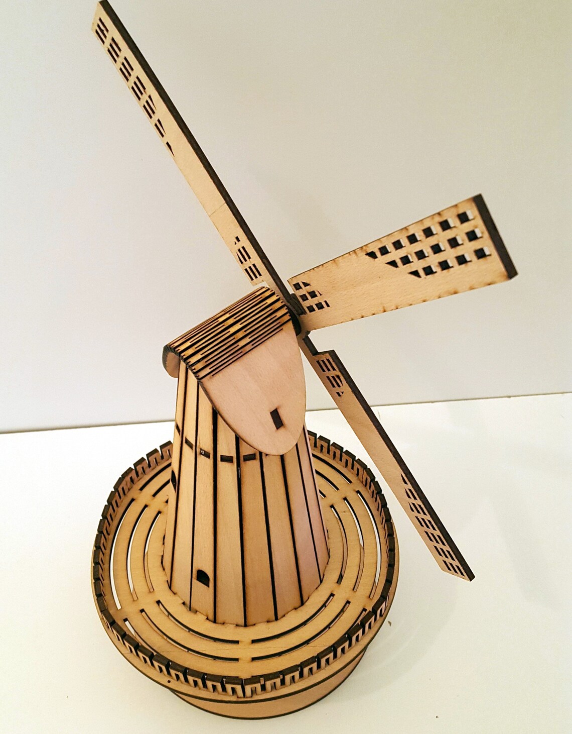 Layout Vector Patterns for Laser Cut Windmill - Etsy