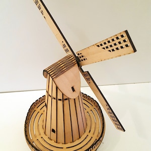 Layout Vector Patterns for Laser Cut Windmill - Etsy