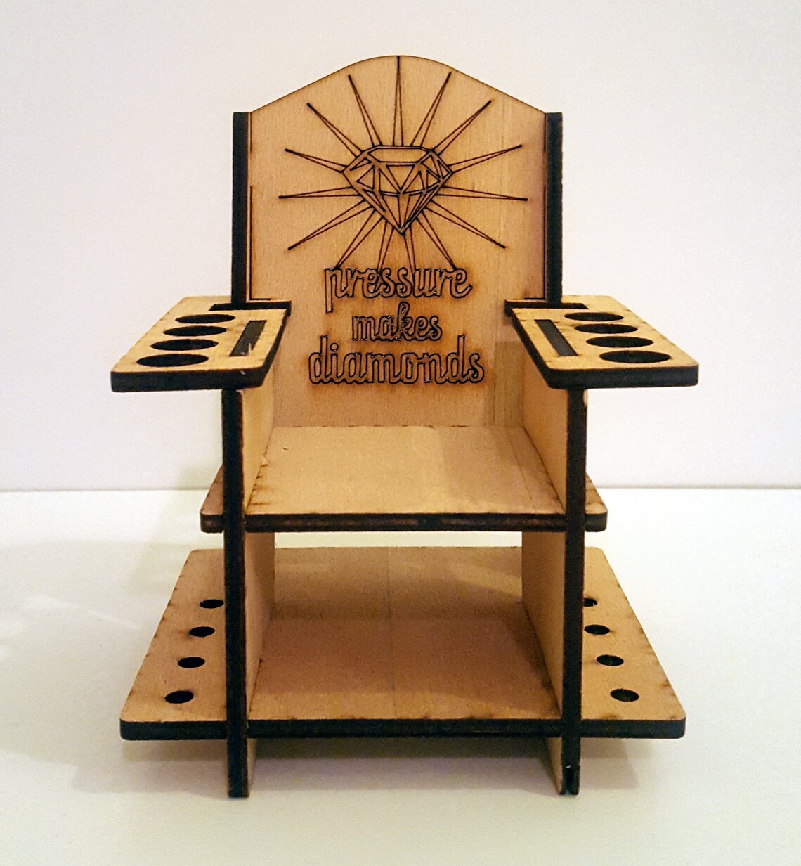 Laser-cut Throne Phone Stand and Desk Organizer Digital Design File - Etsy