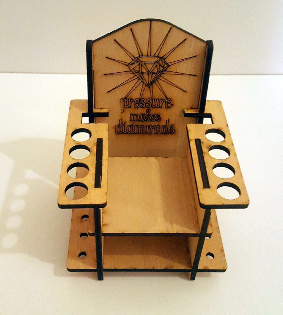 Laser-cut Throne Phone Stand and Desk Organizer Digital Design File - Etsy