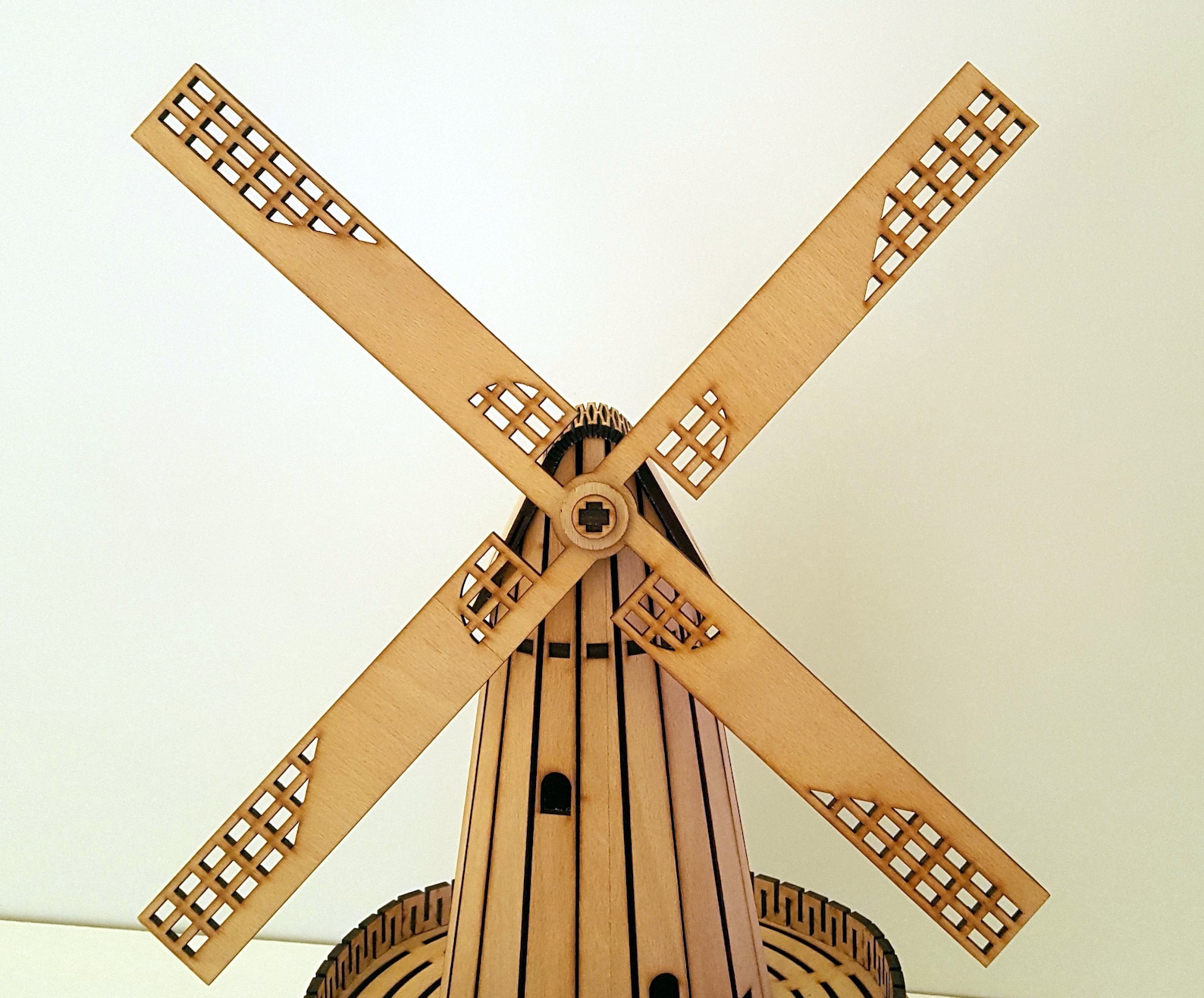 Dutch Windmill SVG Laser Cut File – Decorative Model for 4mm Plywood ...