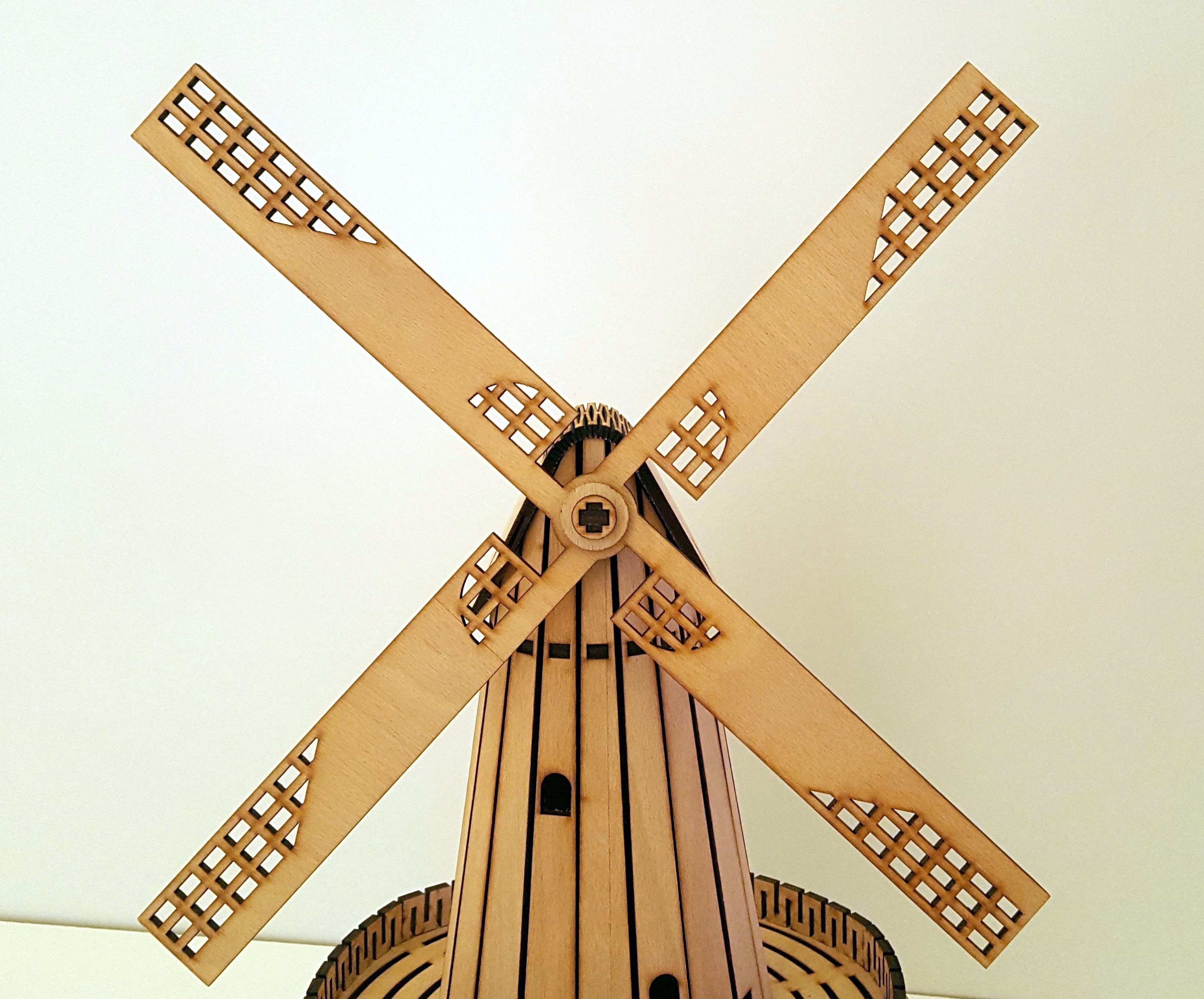 Layout Vector Patterns for Laser Cut Windmill - Etsy