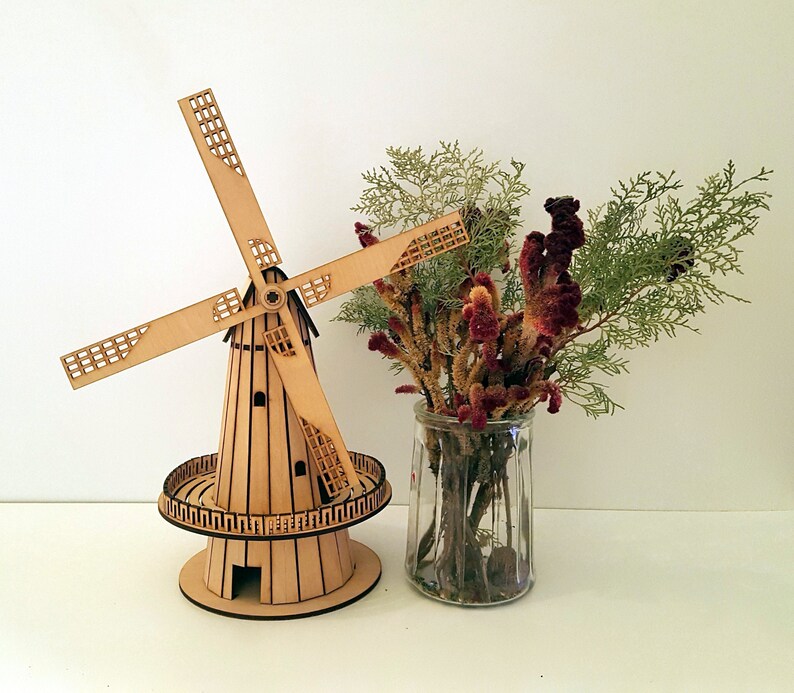 Layout Vector Patterns for Laser Cut Windmill - Etsy