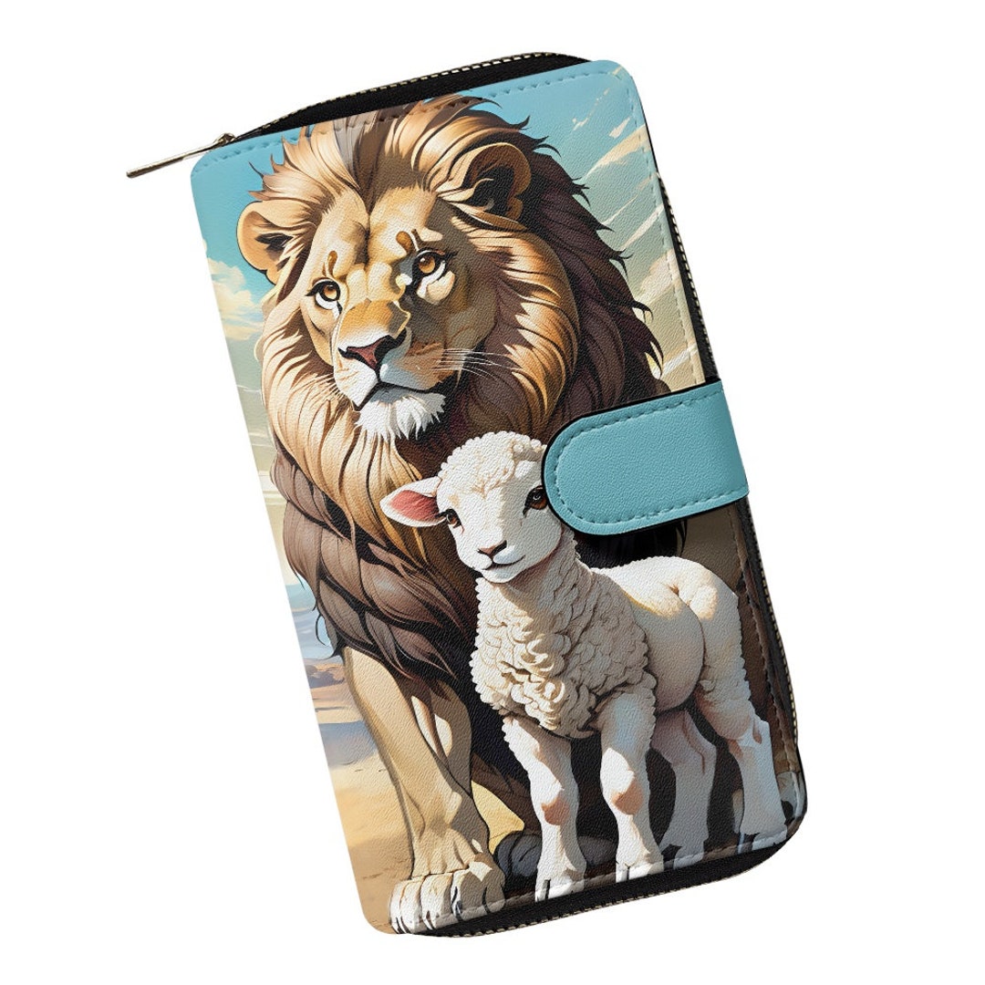 Lion and Lamb Ladies Wallet - Etsy
