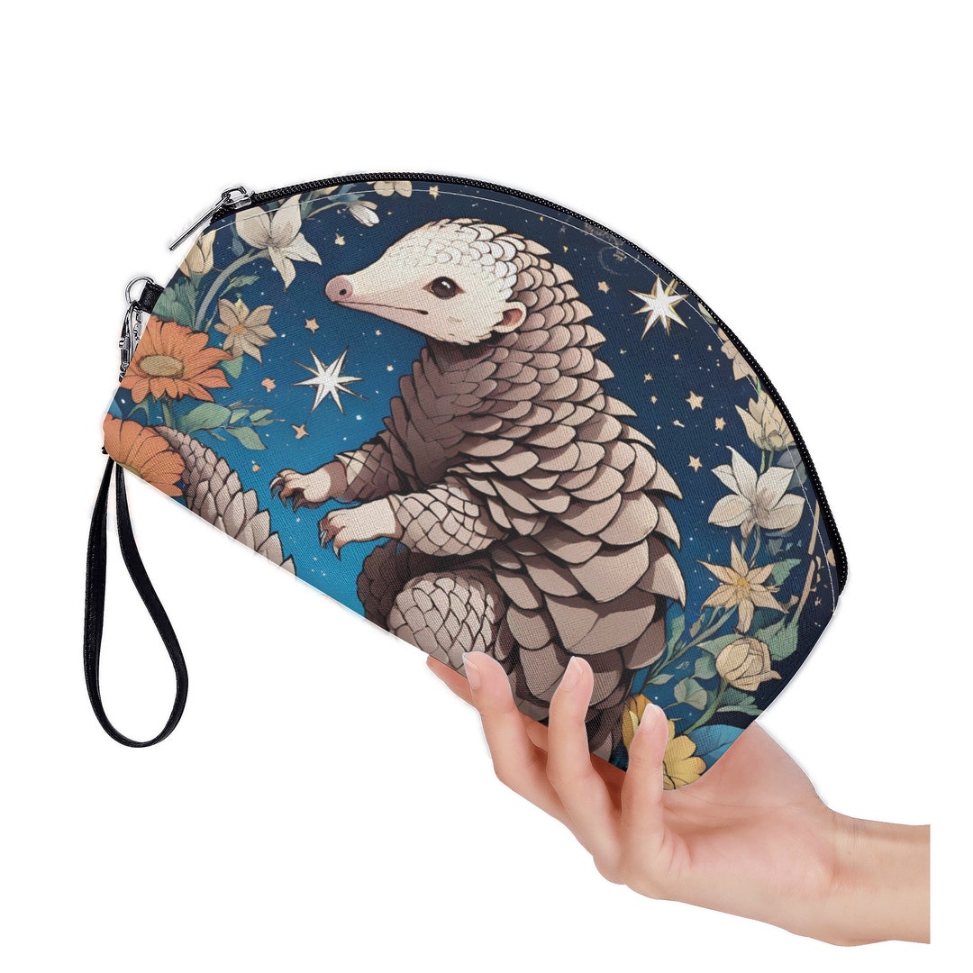 Pangolin Curved Cosmetic Bag - Etsy