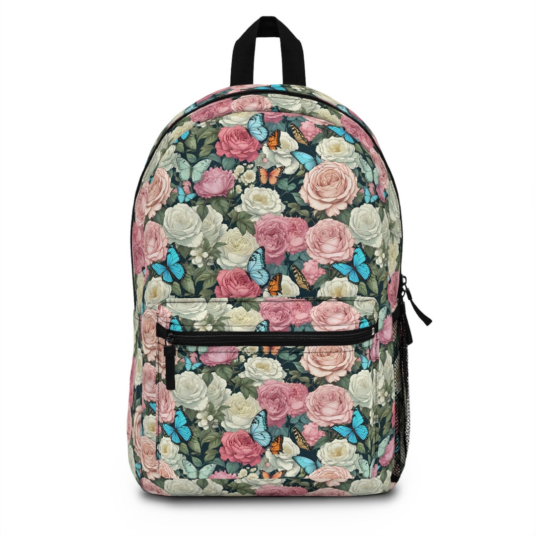 Butterfly Roses Backpack - Etsy