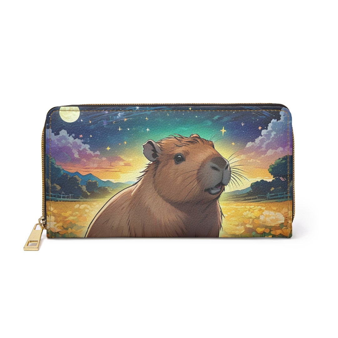 Capybara Zipper Wallet - Etsy