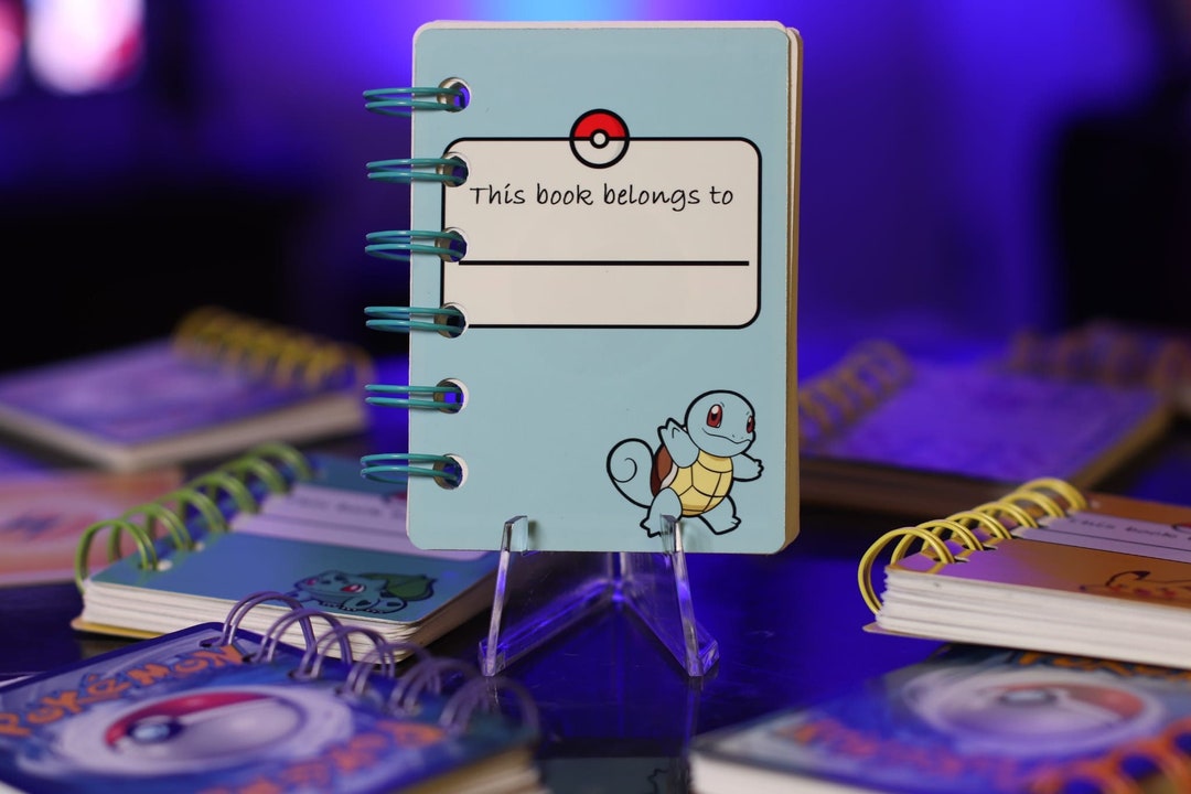 Pokémon Notebook, Pokémon Gift, Pokémon Birthday Gift. Favorite Pokémon ...
