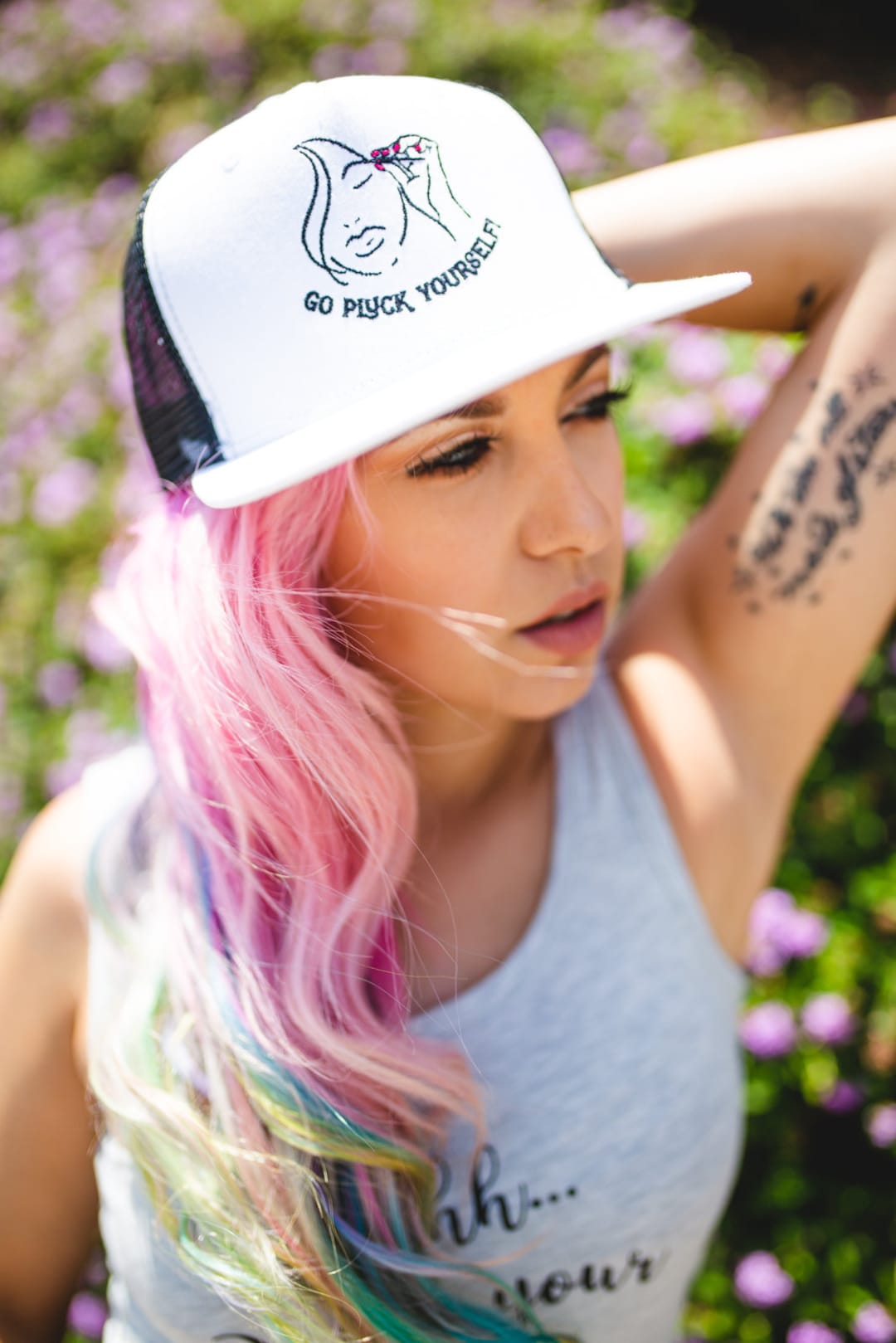 Go Pluck Yourself Snap Back Trucker Hat - Etsy UK