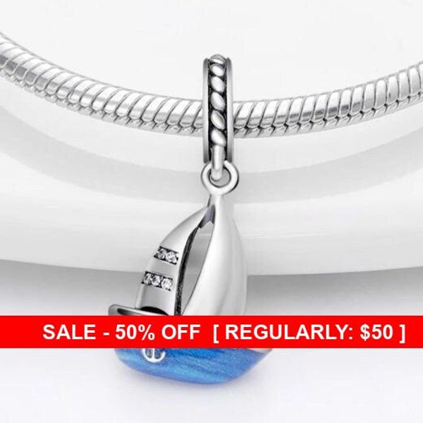 Sailboat Charm - Etsy