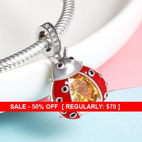 Ladybug Charms - Etsy