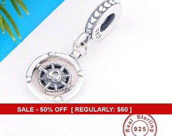 Pandora Compass Charm - Etsy