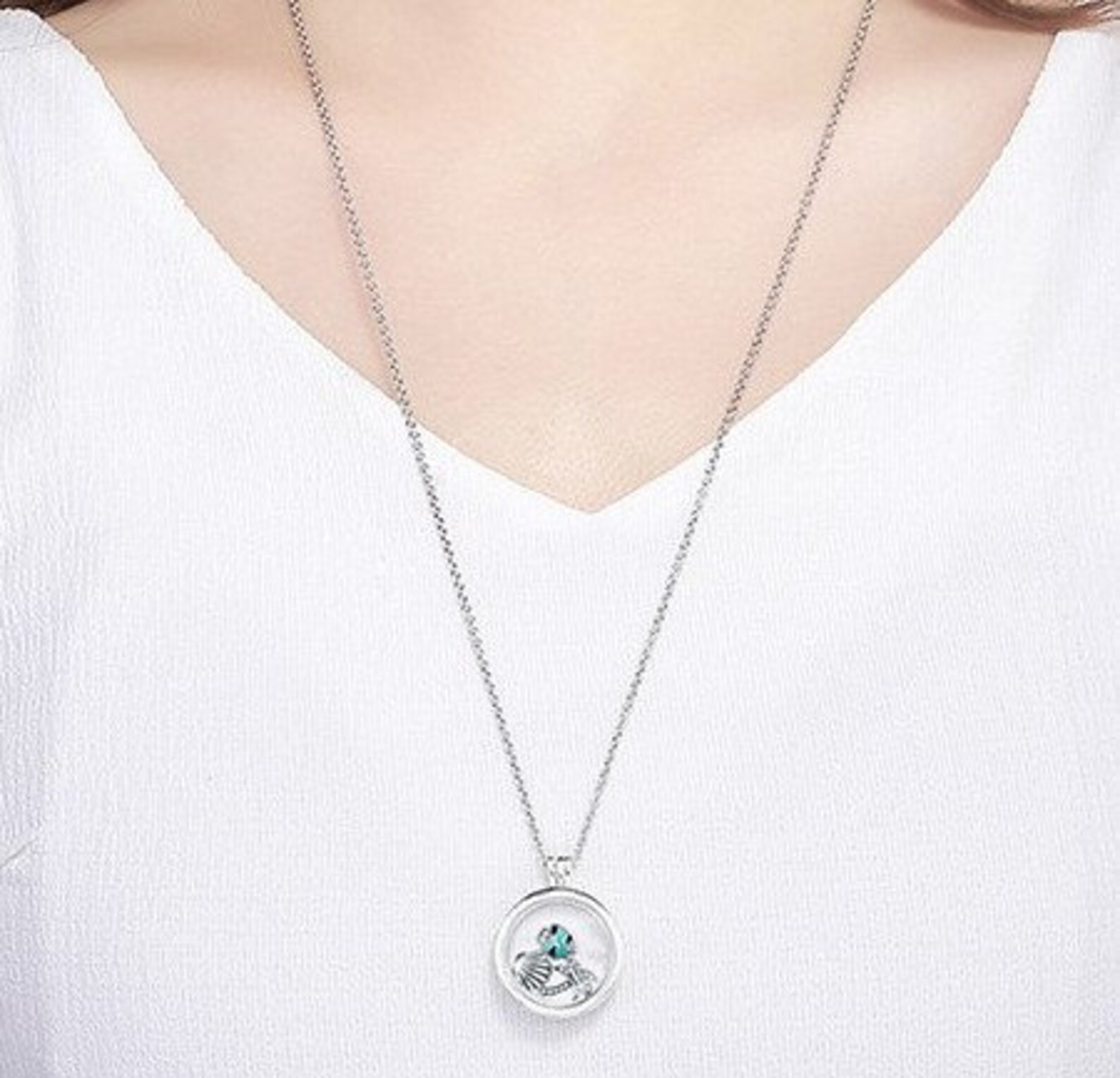 Sterling Silver Tropical Floating Locket Fish Charm Tree - Etsy