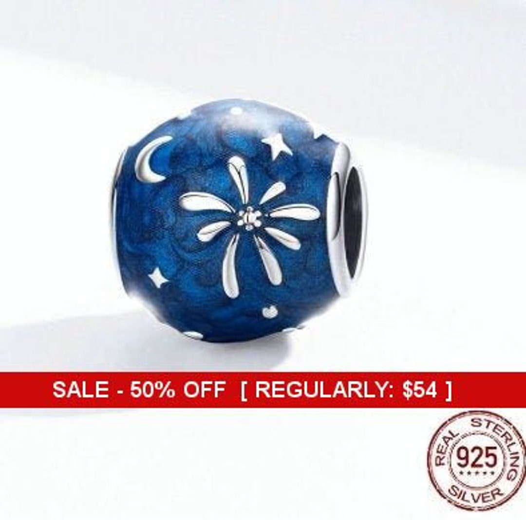 Sterling Silver Fireworks Charm Fireworks Charm Fireworks - Etsy