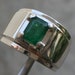 Natural Zamurd Stone Ring Swat Original Emerald Ring Real Emerald Stone ...