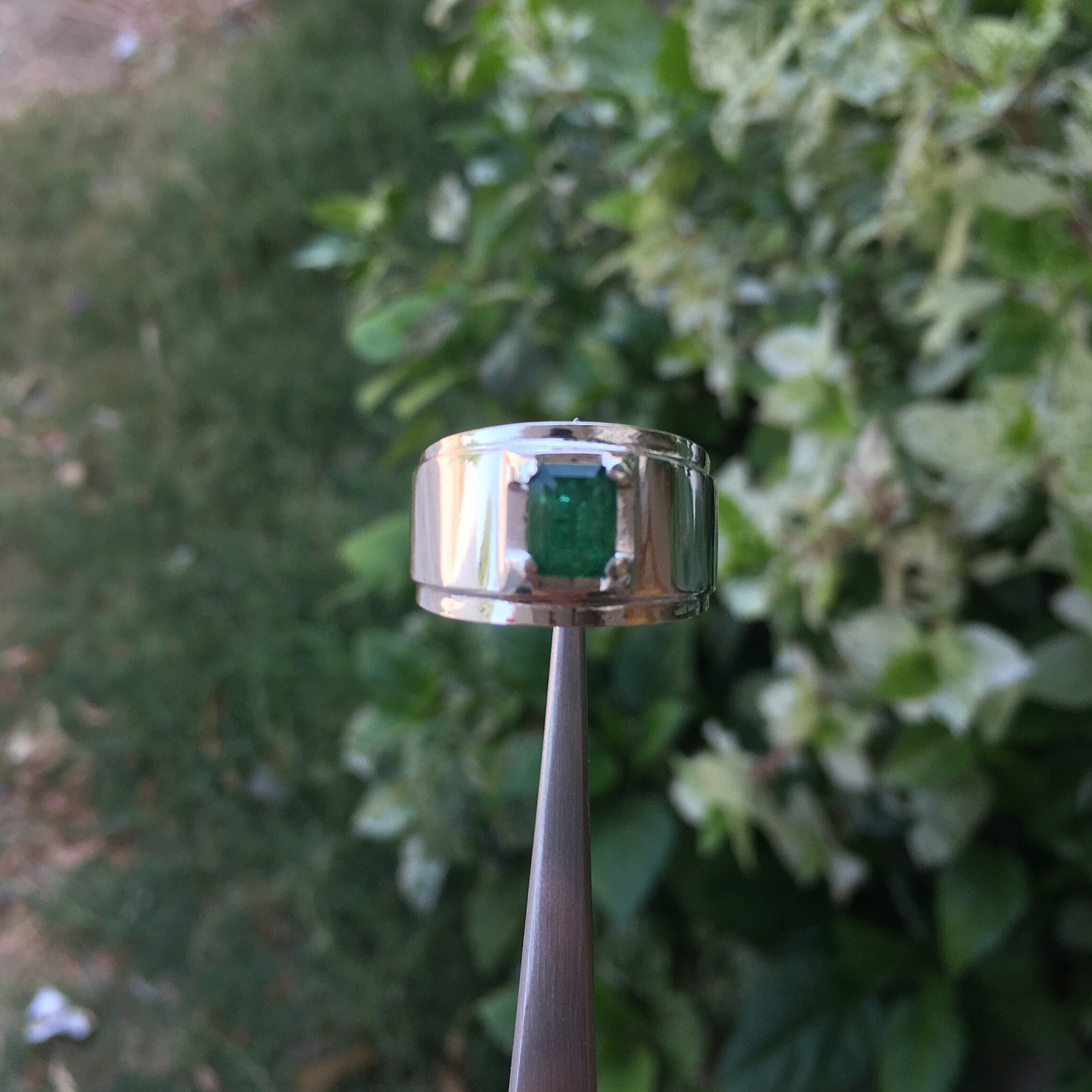 Natural Zamurd Stone Ring Swat Original Emerald Ring Real - Etsy