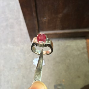 Original Ruby Ring Real Ruby Ring Afghanistan Natural Ruby - Etsy