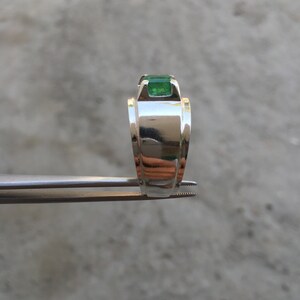 Natural Zamurd Stone Ring Swat Original Emerald Ring Real Emerald Stone ...
