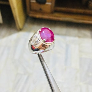 Original Ruby Ring Real Ruby Ring Afghanistan Natural Ruby - Etsy