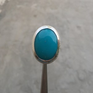 Natural Hussaini Feroza Natural Green Sabza Feroza Real Turquoise Ring ...