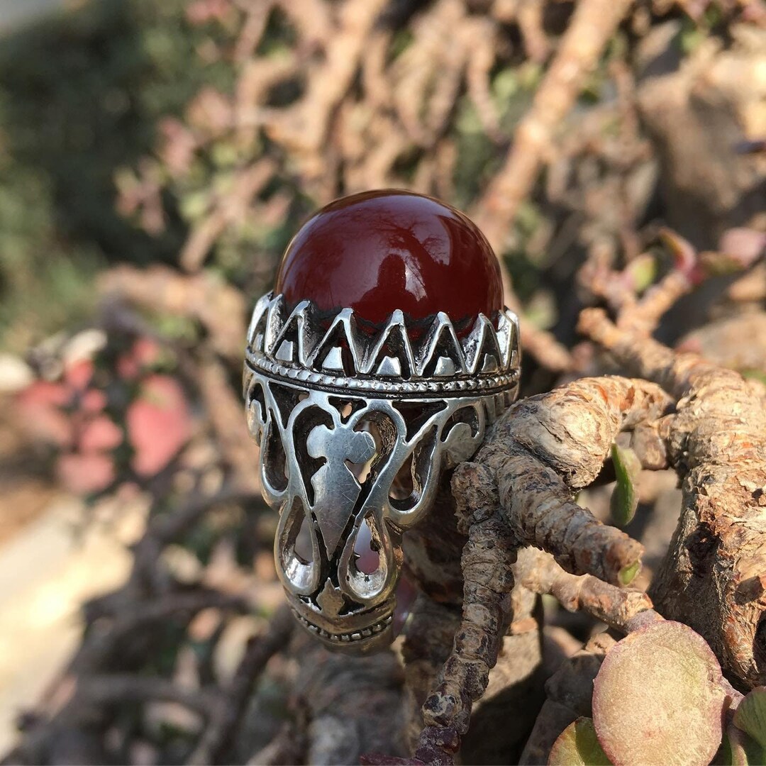 Hashbi Kabadi Yemeni Blood Red Aqeeq Akik Haqeeq Yamani Yamni Stone ...