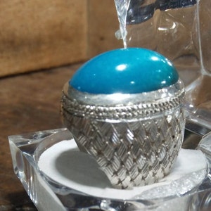 Natural Original Hussaini Feroza Ring Real Natural Neeshapuri Feroza ...