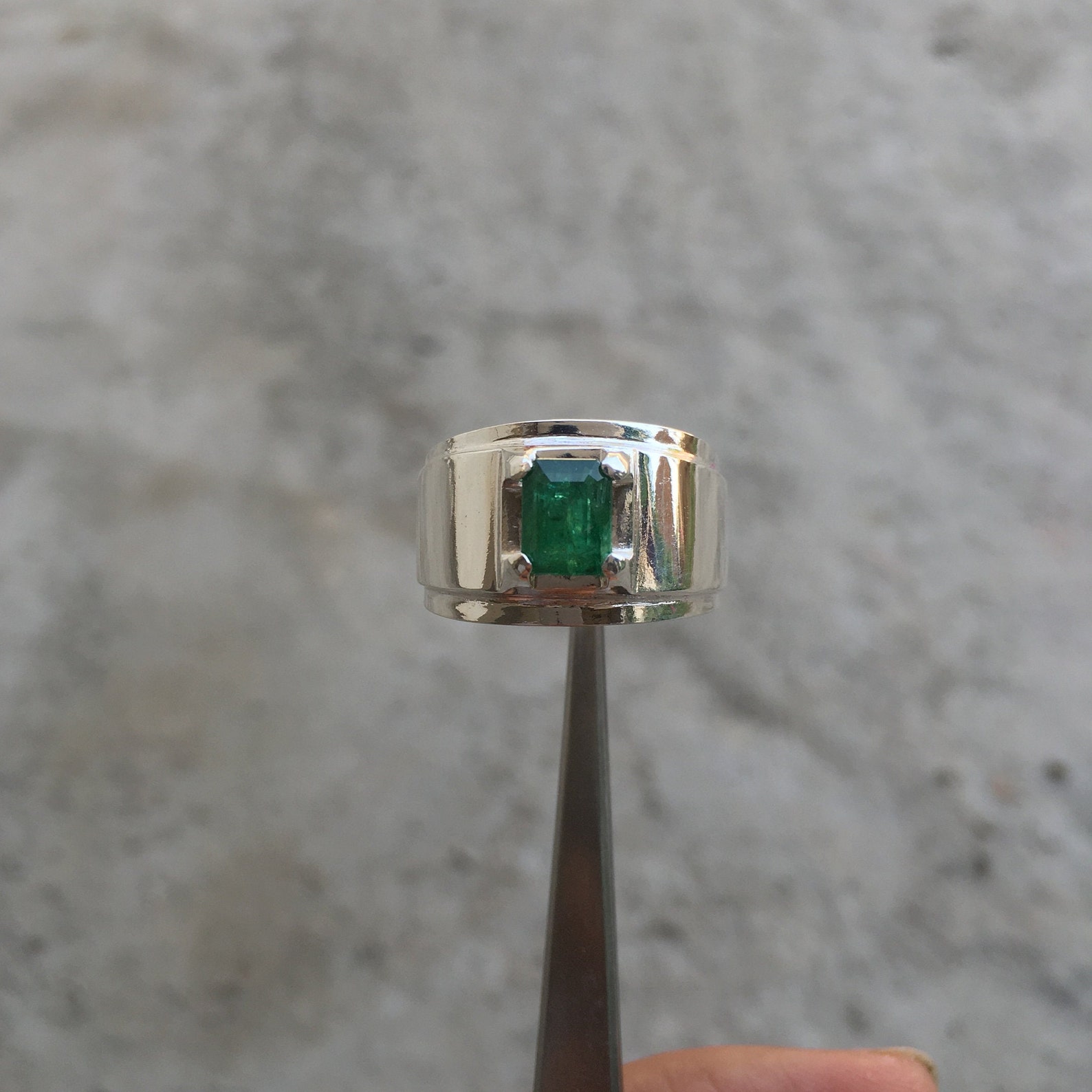 Natural Zamurd Stone Ring Swat Original Emerald Ring Real - Etsy