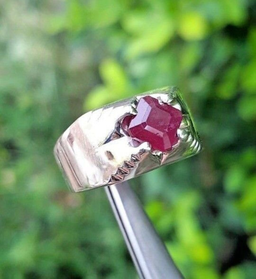 Original Mozambique Ruby Ring Natural Mozambique Ruby Ring Africa Real Ruby Ring - Etsy
