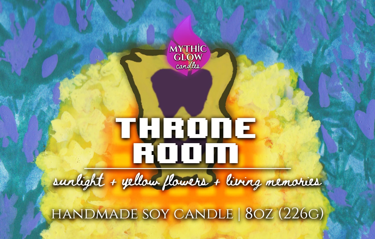 Throne Room Undertale Deltarune Asgore Inspired Soy Candle | Etsy