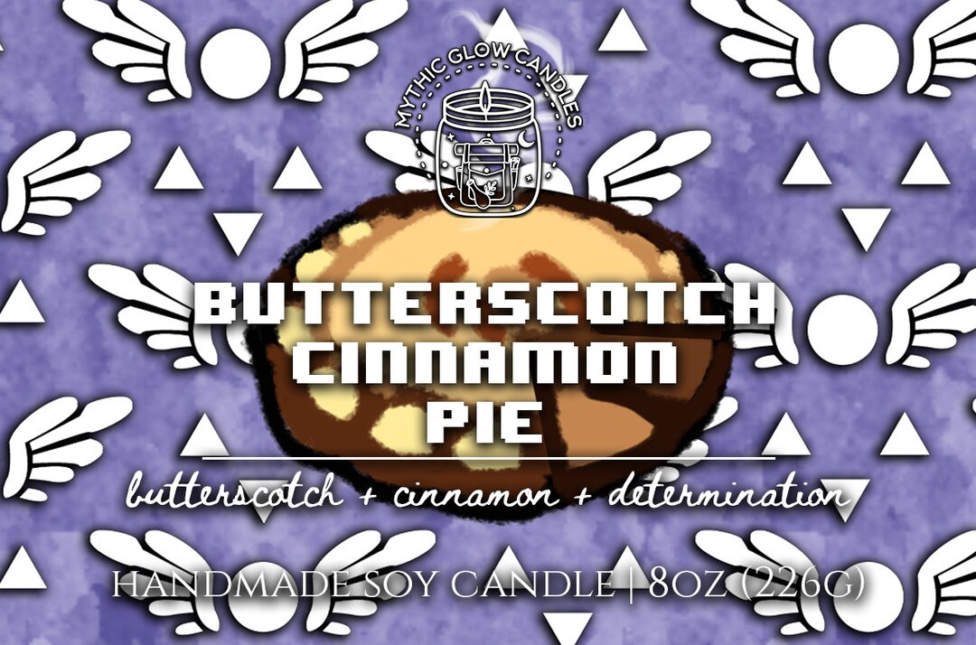 Butterscotch Cinnamon Pie Undertale, Deltarune Inspired Soy Candle or ...
