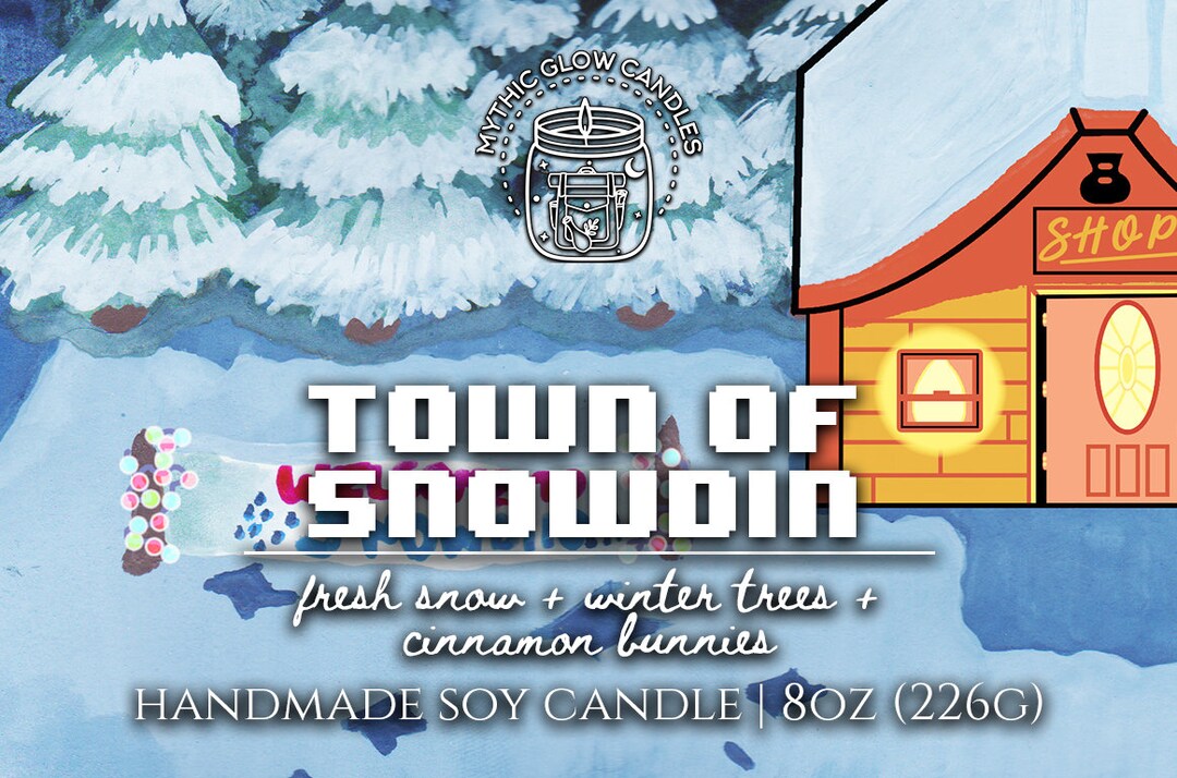 Town of Snowdin Undertale, Deltarune Inspired Soy Candle or Wax Melt ...