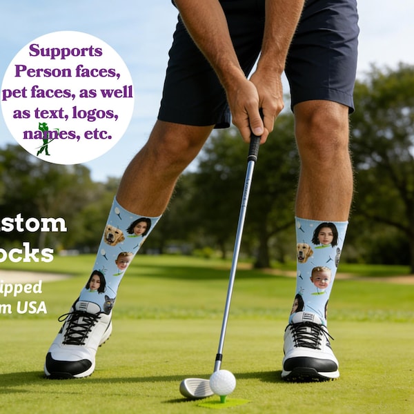 Golf Themed Mens Socks - Etsy