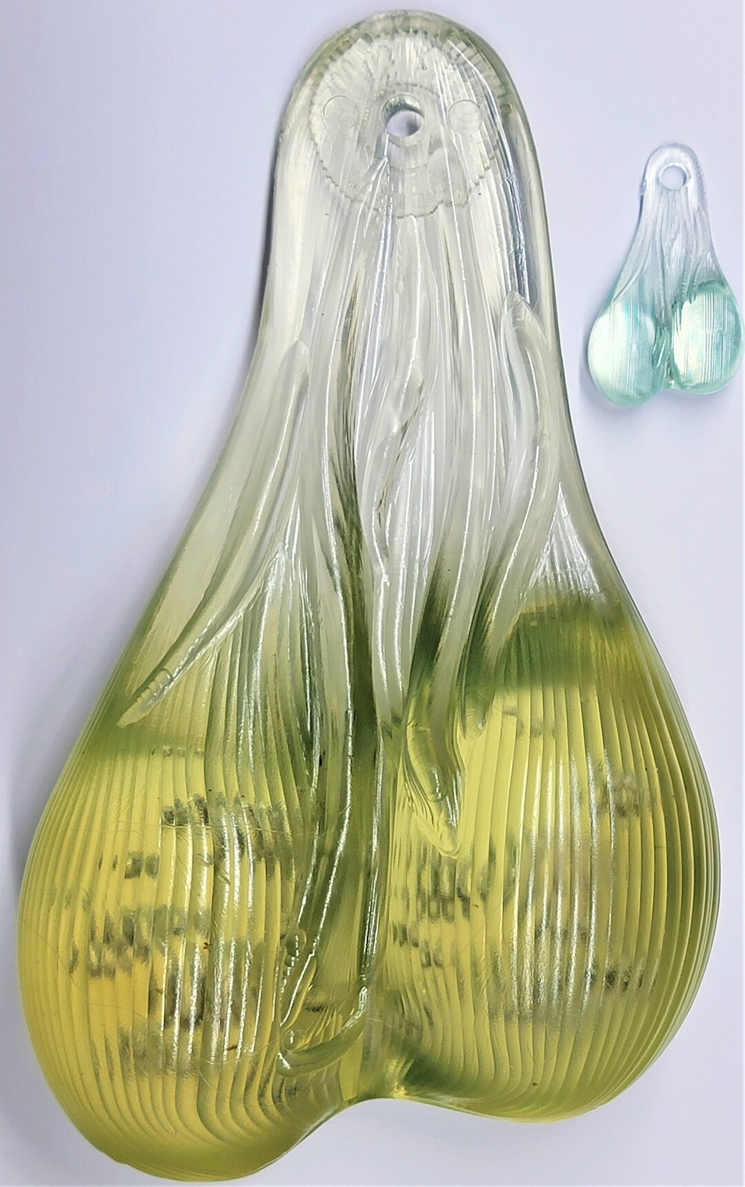 Clear Tinted Combo of One 8" Truck Nuts and One 2" Nutz Biker Bulls ...