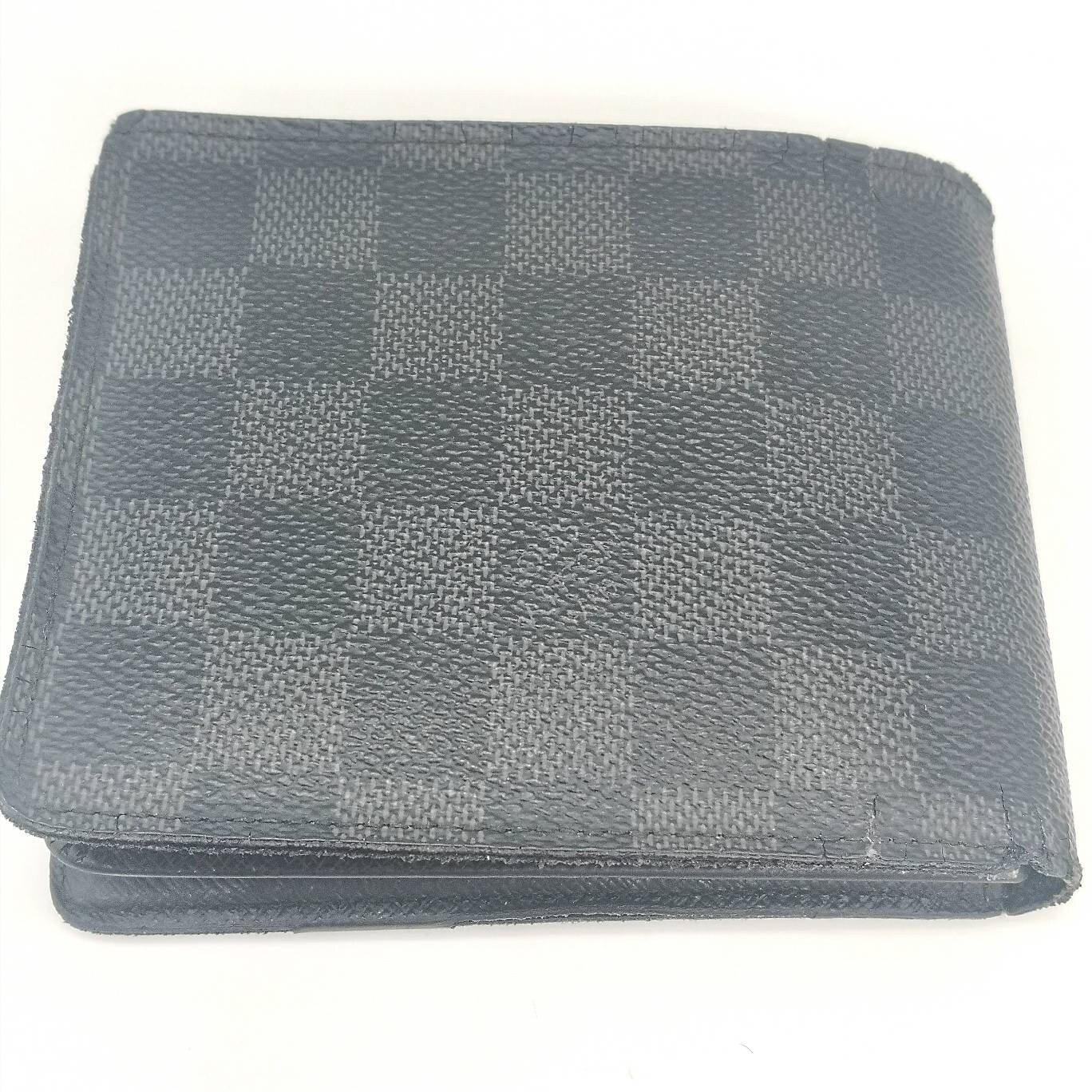 Louis Vuitton Wallet Vintage LV Multiple Checked Leather | Etsy